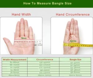 JADE BANGLE SIZE GUIDE - Maddy Ying Jewellery